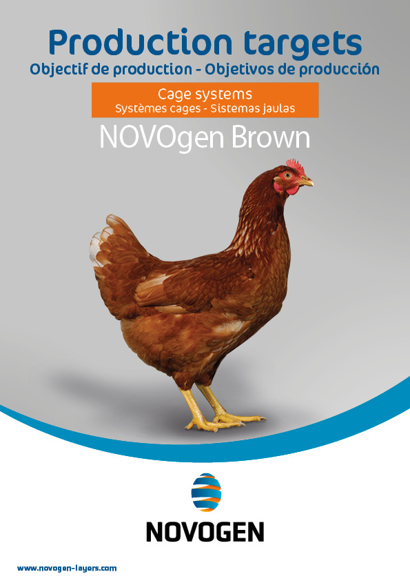 Commercial Layers : Production Target NOVOgen Brown Cage - Novocenter