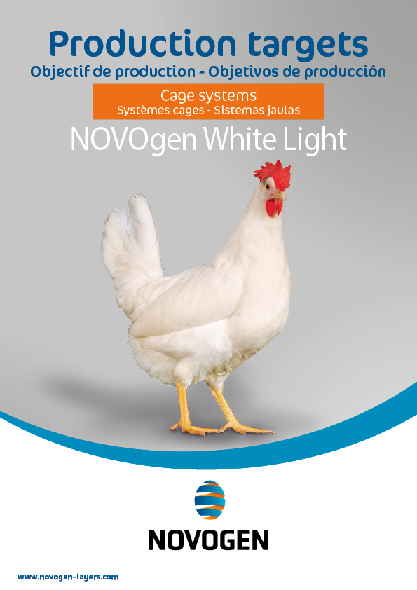 Commercial Layers : Production Chart NOVOgen White Light Cage - Novocenter