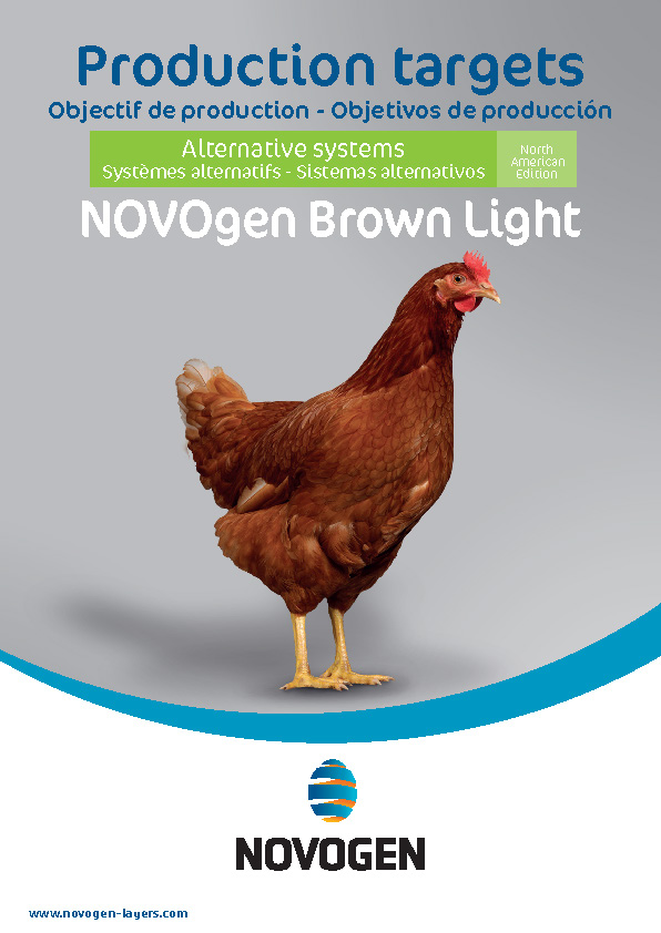 COMMERCIAL LAYERS : PRODUCTION TARGET NOVOGEN BROWN LIGHT ALTERNATIVE ...